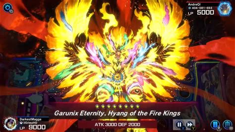 Shining Sarcophagus Dark Magician Chimera Vs Full Fire King Combo