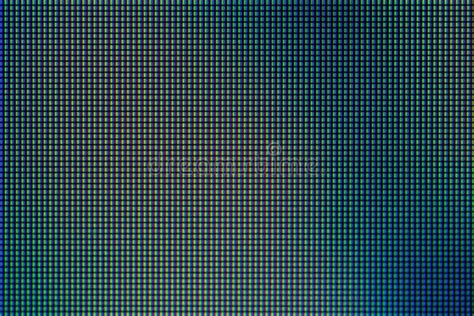 Closeup RGB Led Diode Of LED TV And LED Monitor Screen Display Panel Stock Illustration