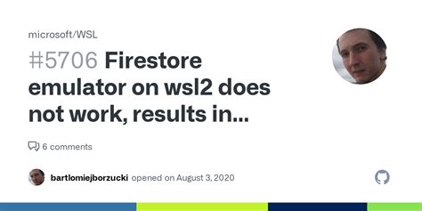 Firestore Emulator On Wsl2 Does Not Work Results In ERR CONNECTION REFUSED Issue 5706