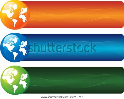 Globe Banner Stock Vector Royalty Free 27218716 Shutterstock