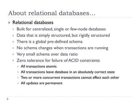 Ppt Alternatives To Relational Dbs Powerpoint Presentation Free