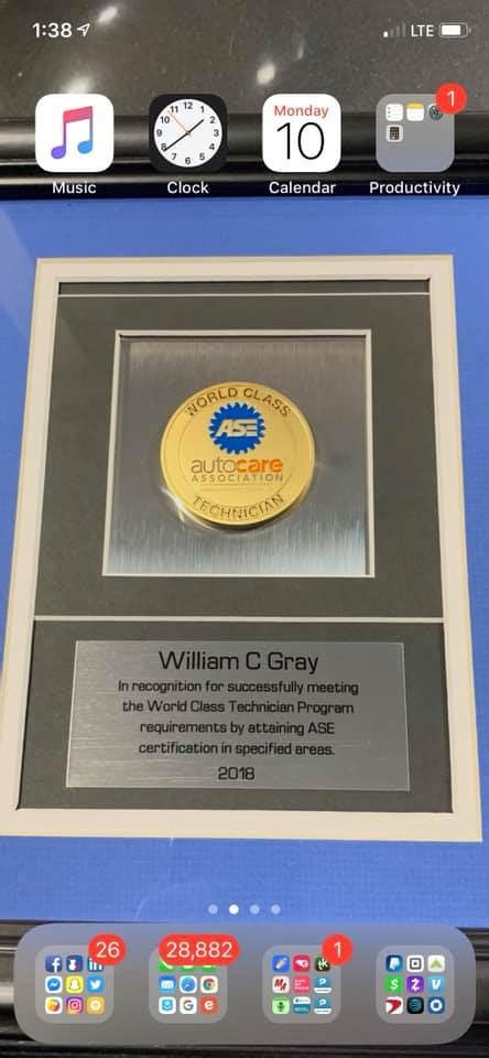 Ase World Class Technician Home