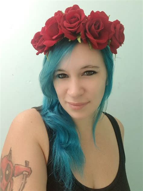 My Blue Hair Is My Commitment 😏 Rbeautifulfemales