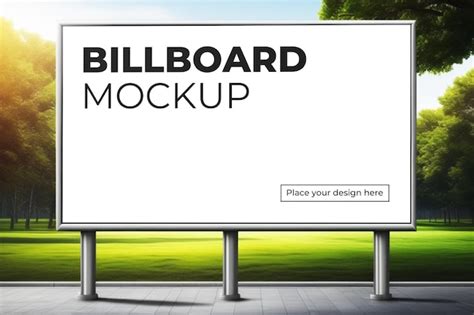Premium Psd Billboard In The City