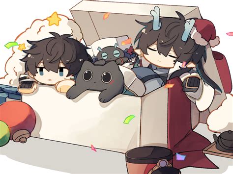 Dan Heng Dan Heng Dan Feng And Dan Heng Honkai And 1 More Drawn By