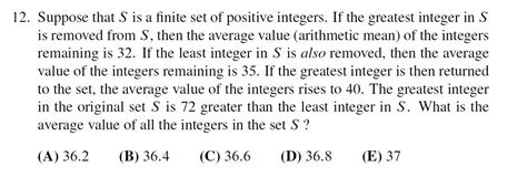 Solved 12 Suppose That S Is A Finite Set Of Positive Chegg Com