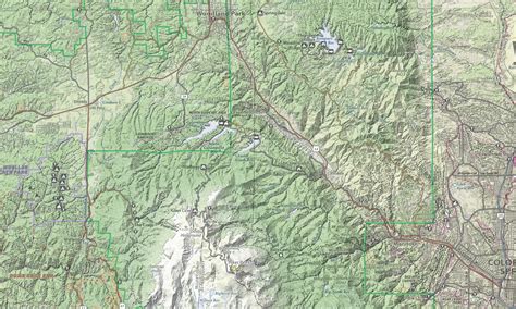 The Fine Art Wall Map Of Colorados Front Range Basin And Range The Fine Art Wall Map Of Colorados Front Range Basin And Range