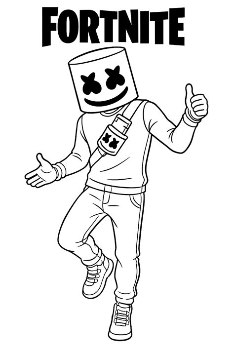 15 Fortnite Coloring Pages Thetoyzone