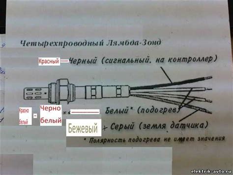 Лямбда зонд тойота распиновка проводов