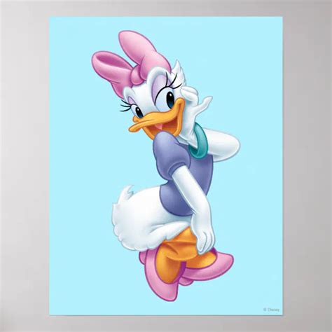 Daisy Duck Flirting Poster Zazzle