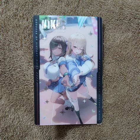 勝利女神：妮姬 Nikke 第二彈 金屬收藏卡 蒂雅 娜嘉 黑白jk 特典卡 Sr 蝦皮購物