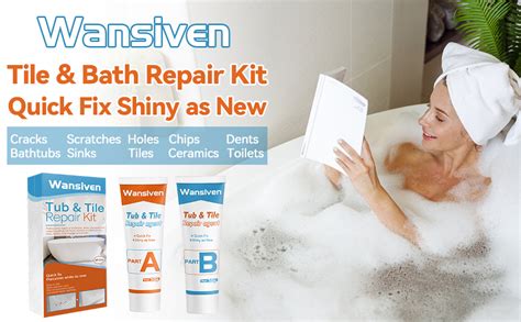 Wansiven Kit Di Riparazione Vasca Da Bagno Kit Di Riparazione Doccia