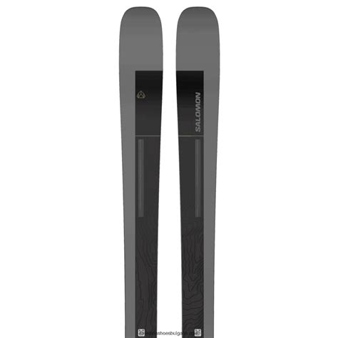 Salomon2v4dz1213 мъжки планински ски стойка 96 черно тъмно сиво бледо