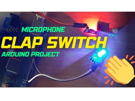 clap switch using sound sensor and arduino