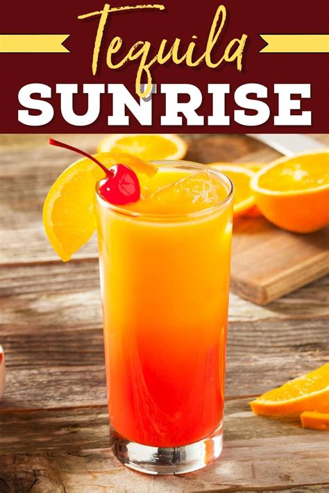 Tequila Sunrise Cocktail Recipe Insanely Good
