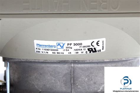 PFANNENBERG PF 3000 11030104000 AXIAL FAN - Platinum International