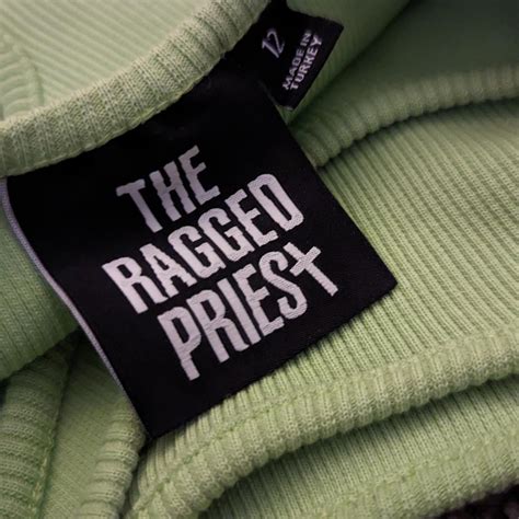 Green Ragged Priest Ribbed Top Bahiyyih Huening Depop