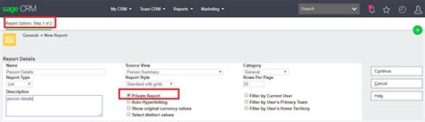 Controlling Access To Reports In Sage Crm Sage Crm Tips Tricks And Components