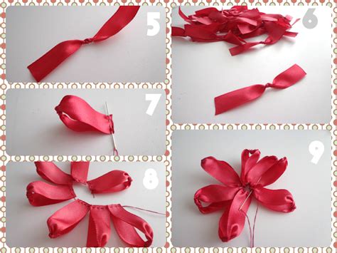 Tutorial Una Linda Flor Con Cintas Manualidades