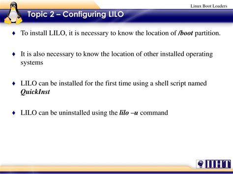 ppt linux boot loaders powerpoint presentation free download id