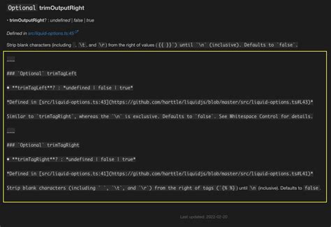 Weird Docs Formatting For LiquidOptions TrimTagLeft And TrimTagRight Issue Harttle