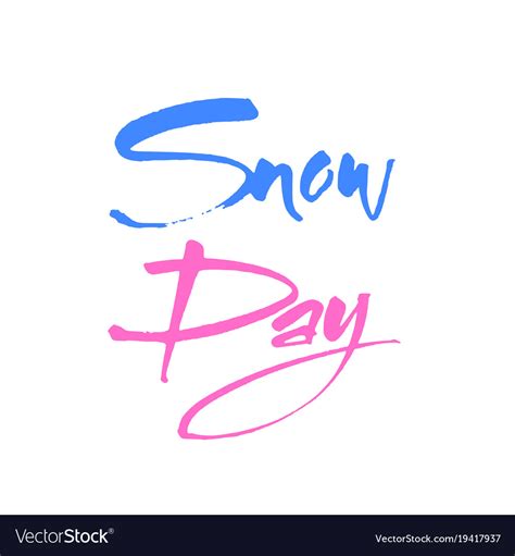 World Snow Day Royalty Free Vector Image Vectorstock