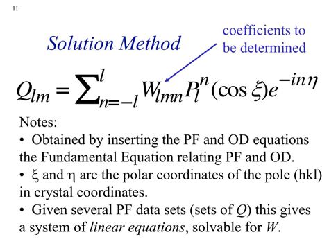 Ppt Od Calculation From Pole Figure Data Powerpoint Presentation Free Download Id 427990