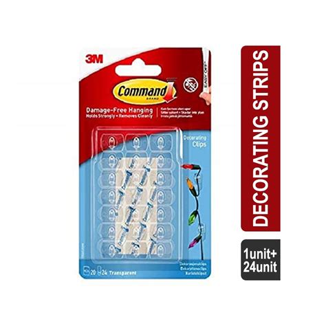3m Command Plastic Clear Decorating And Organizing Wall Hooks Price