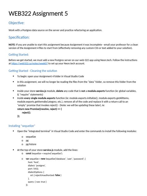 Web322 Assignment5 Pdf Databases Postgre Sql