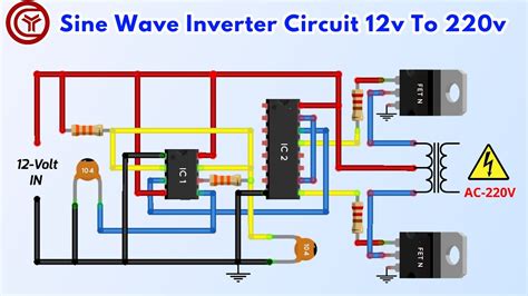 Modified Sine Wave Inverter 12v To 220v YouTube