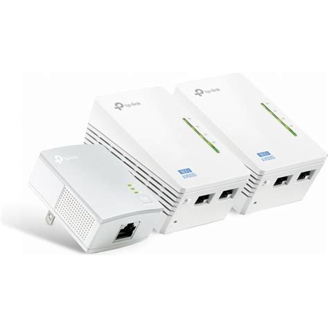 Cpl Tp Link Extender Av500 2 Port Powerline Wi Fi Extender 3 Pack Kit