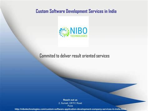 Ppt Custom Software Development Servicescustom Software Application Development India Nibo