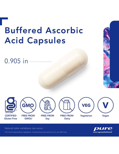 Buffered Ascorbic Acid 90 Capsules Pure Encapsulations