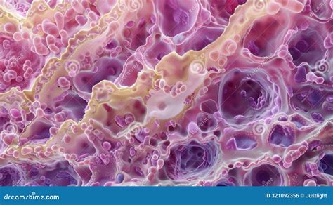 Cuboidal Epithelium Of A Mouse Under The Microscope Royalty Free Stock Image Cartoondealer