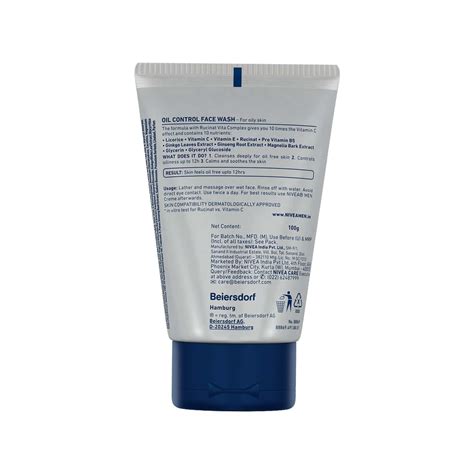 Buy Nivea Men Oil Control Facewash 100g Online And Get Upto 60 Off At
