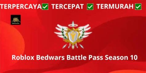 Beli Battle Pass Bedwars Roblox Termurah September 2024 Itemku