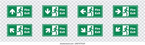 Emergency Assembly Point Fire Exit Signs Stock Vector Royalty Free 2492937553 Shutterstock