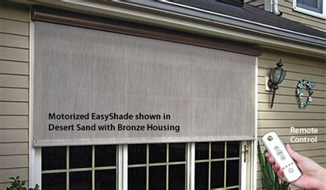 Sunsetter Plug In Motorized Easyshade With Remote Control Solar