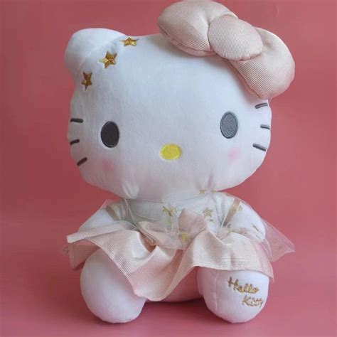 Санрио Хеллоу Китти Мягкая игрушка Sanrio Hello Kitty Toy 35cm купить с доставкой по выгодным