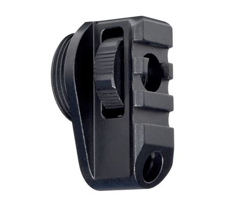 Db Tac Aluminum Bufferless Stock Adapter With Picatinny Rail And Qr Hole Black Color Db Tac