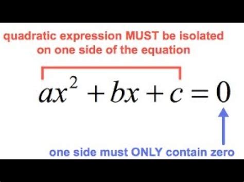 QUADRATIC EQUATIONS By Factorization YouTube