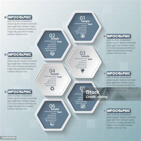추상 3d 용지 인포그래픽 비즈니스 템플릿 벡터 일러스트레이션 3차원 형태에 대한 스톡 벡터 아트 및 기타 이미지 3차원 형태 거래자 그림자 Istock