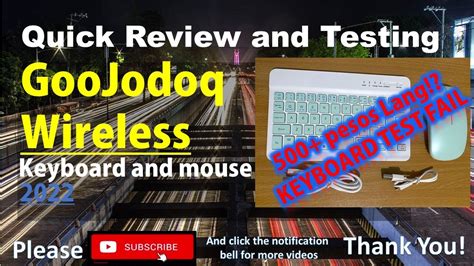 Goojodoq Wireless Keyboard And Mouse 2022 Youtube