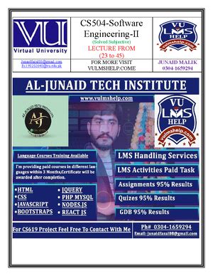 Cs P LAB And Quiz Cs P Quiz Spring LAB And MCQs Orange Monkey Team NOTE