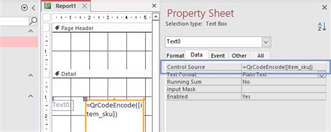 Create QR Code D Barcodes In MS Access BarCodeWiz