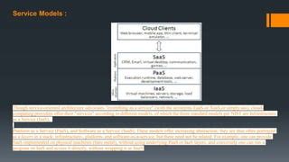 Service Models PPT