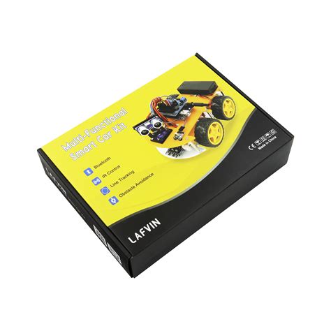 lafvin multi function 4wd robot car ultrasonic module robot car
