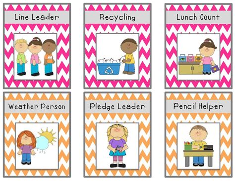 Free Printable Classroom Jobs For Preschool Printable Templates