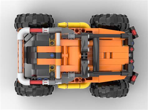 Lego Moc 42135 Pullback X Treme Off Roader By Hoppepe Rebrickable Build With Lego