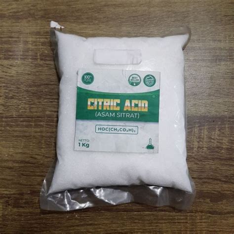 Jual Citric Acid Citrun Asam Sitrat 1kg Shopee Indonesia